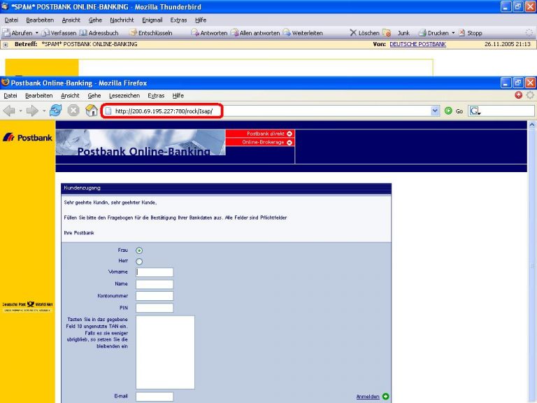 POSTBANK ONLINE-BANKING | a-i3.org